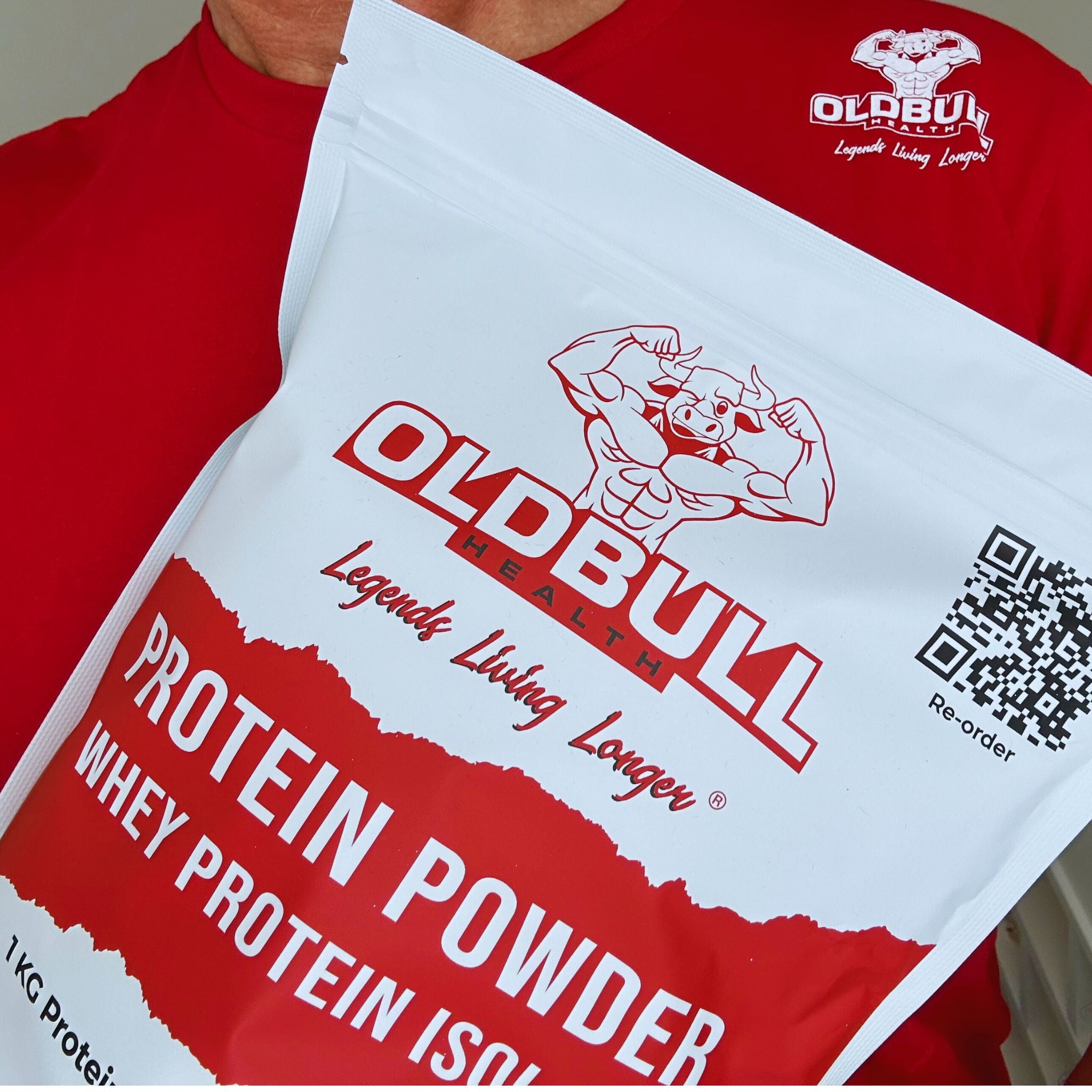 Whey Protein Isolate Powder 1kg | Old Bull Health